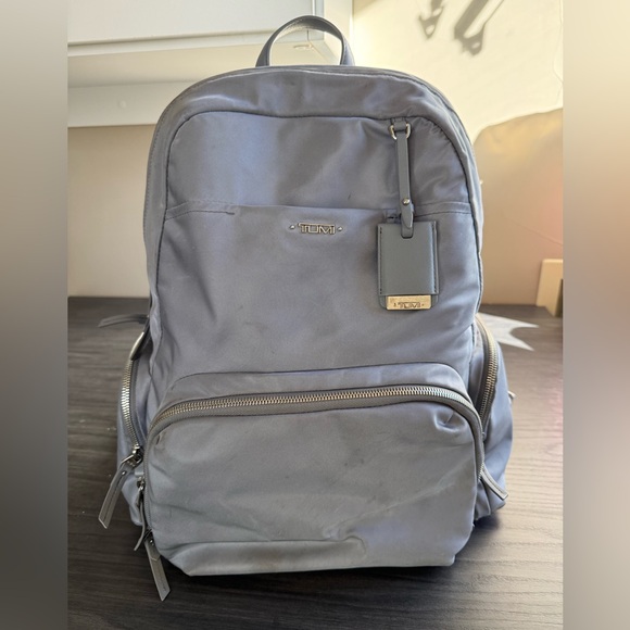 Tumi | Bags | Tumi Voyageur Carson Backpack Lightweight Nylon Grey ...